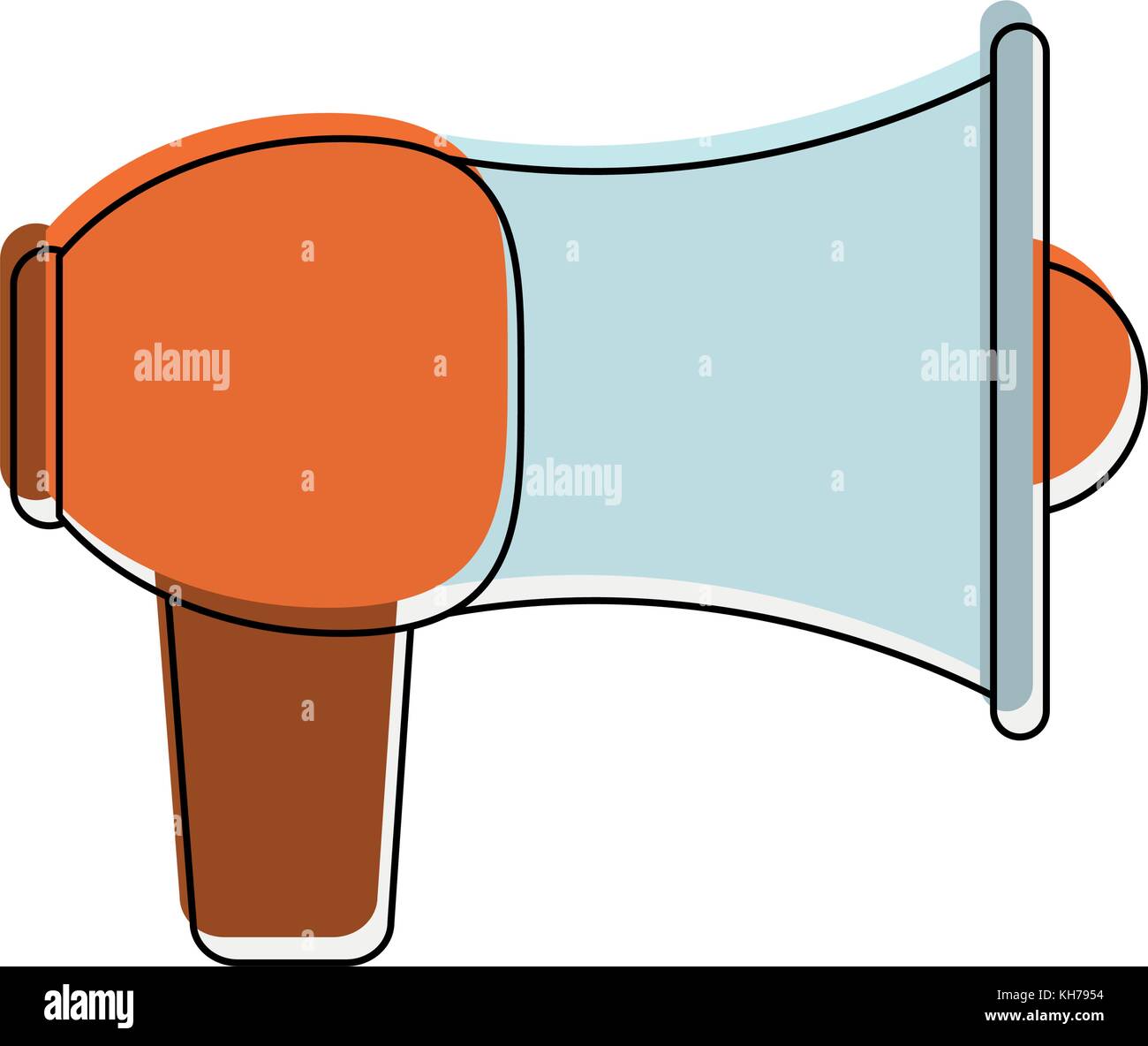 Bullhorn advertising symbol Stock Vector Image & Art - Alamy