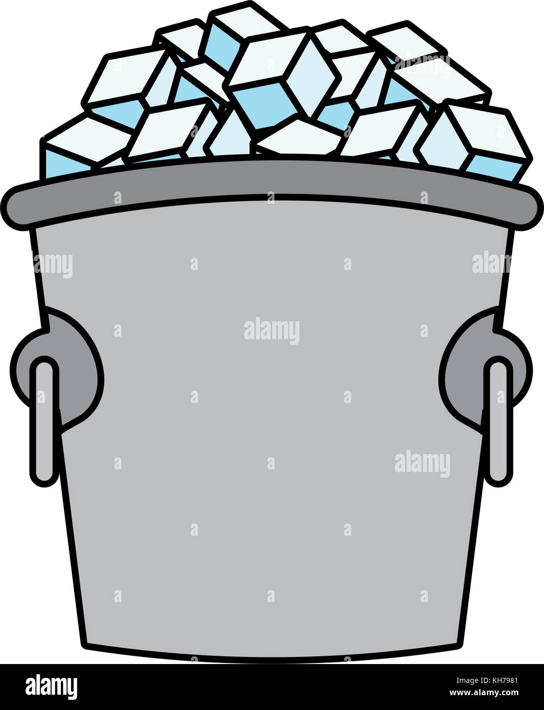 ice bucket icon Stock Vector Image & Art - Alamy