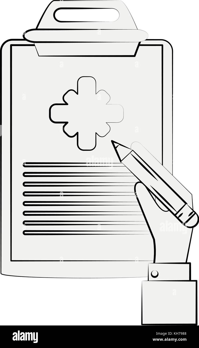 Medical history document Stock Vector Image & Art - Alamy