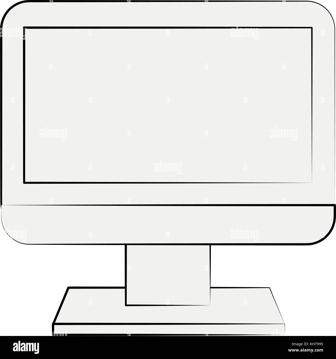 Computer monitor screen Stock Vector Image & Art - Alamy