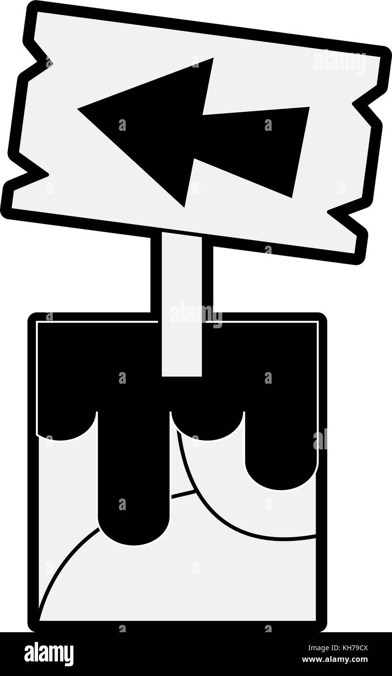 Wooden signpost game item Stock Vector Image & Art - Alamy