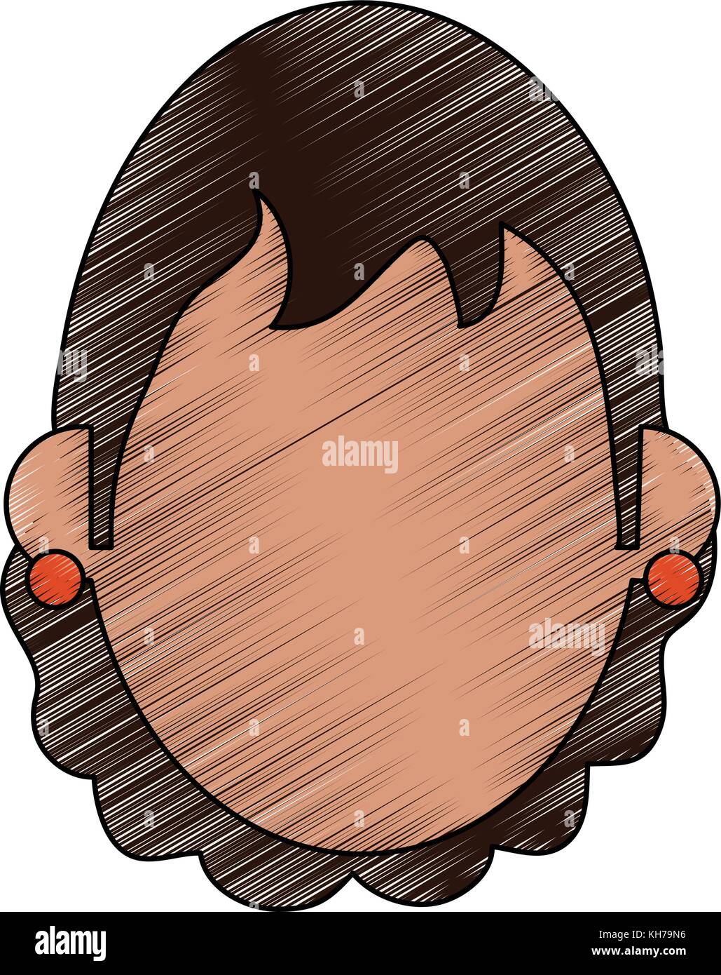 Woman faceless cartoon Stock Vector Image & Art - Alamy