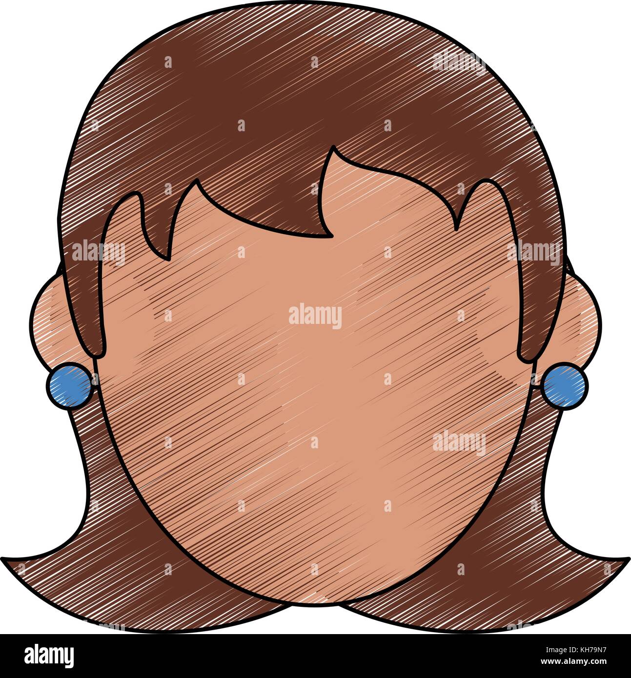 Woman faceless cartoon Stock Vector Image & Art - Alamy