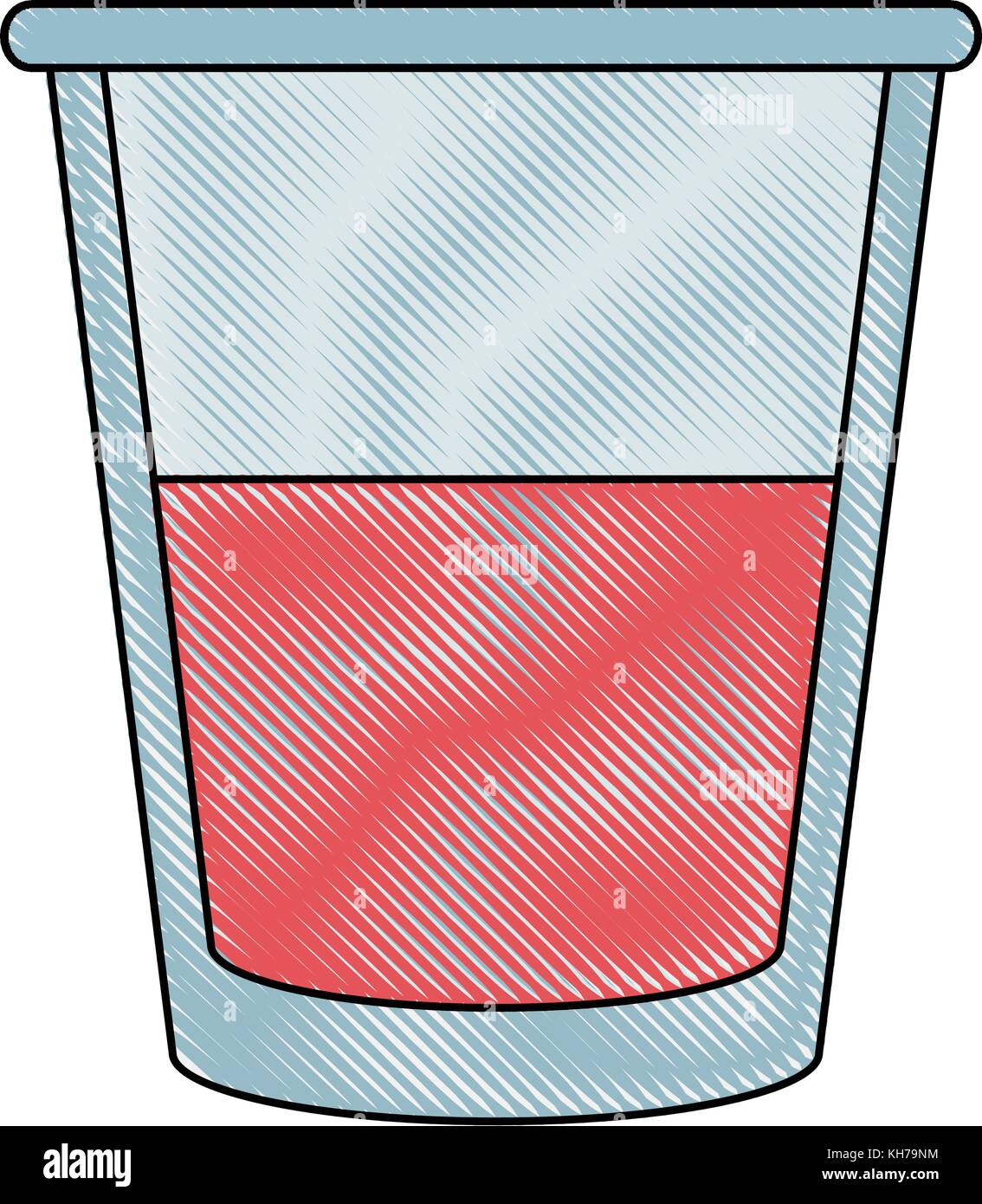 Juice in glass cup Stock Vector Image & Art - Alamy