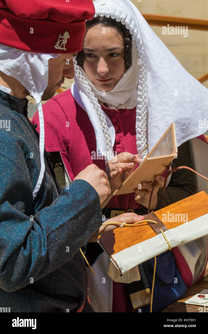 Medieval scribe hi-res stock photography and images - Alamy