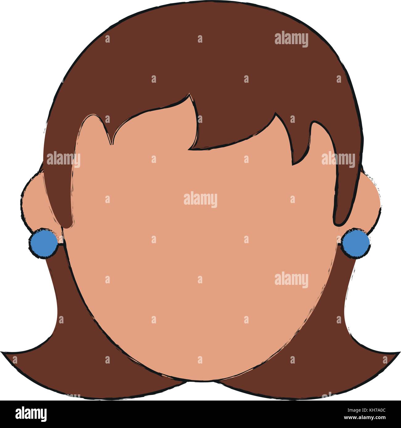 Woman faceless cartoon Stock Vector Image & Art - Alamy