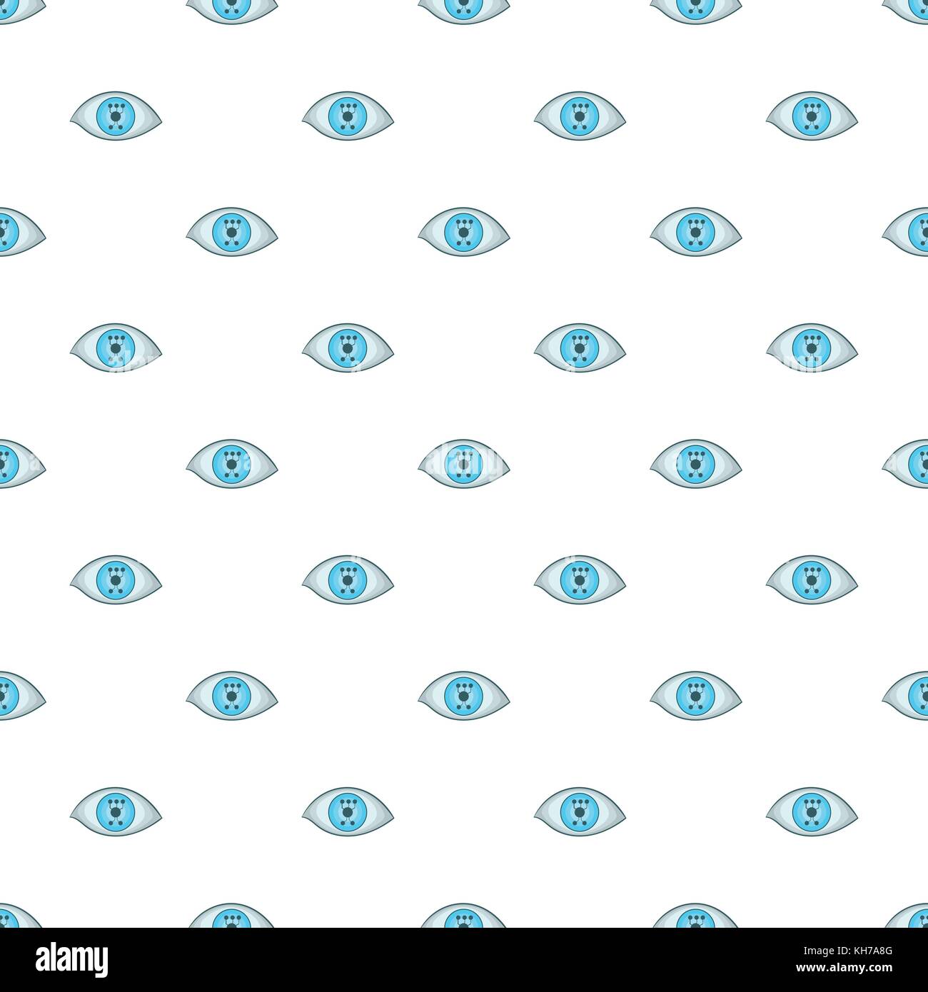 Eye pattern, cartoon style Stock Vector Image & Art - Alamy