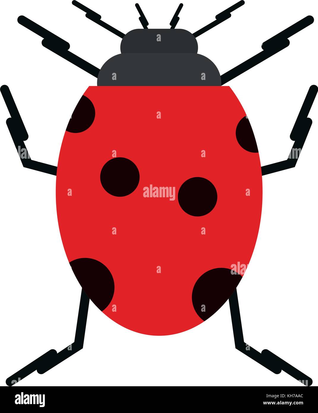 Cute ladybug insect Stock Vector Image & Art - Alamy