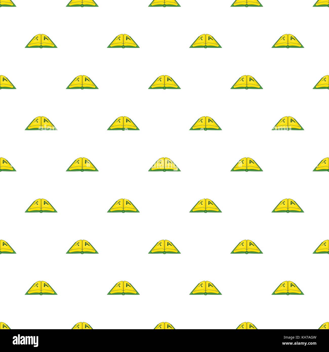 Dictionary book pattern, cartoon style Stock Vector Image & Art - Alamy