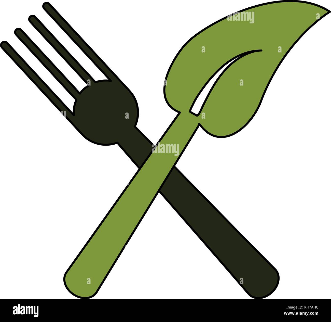 Healthy food symbol Stock Vector Image & Art - Alamy