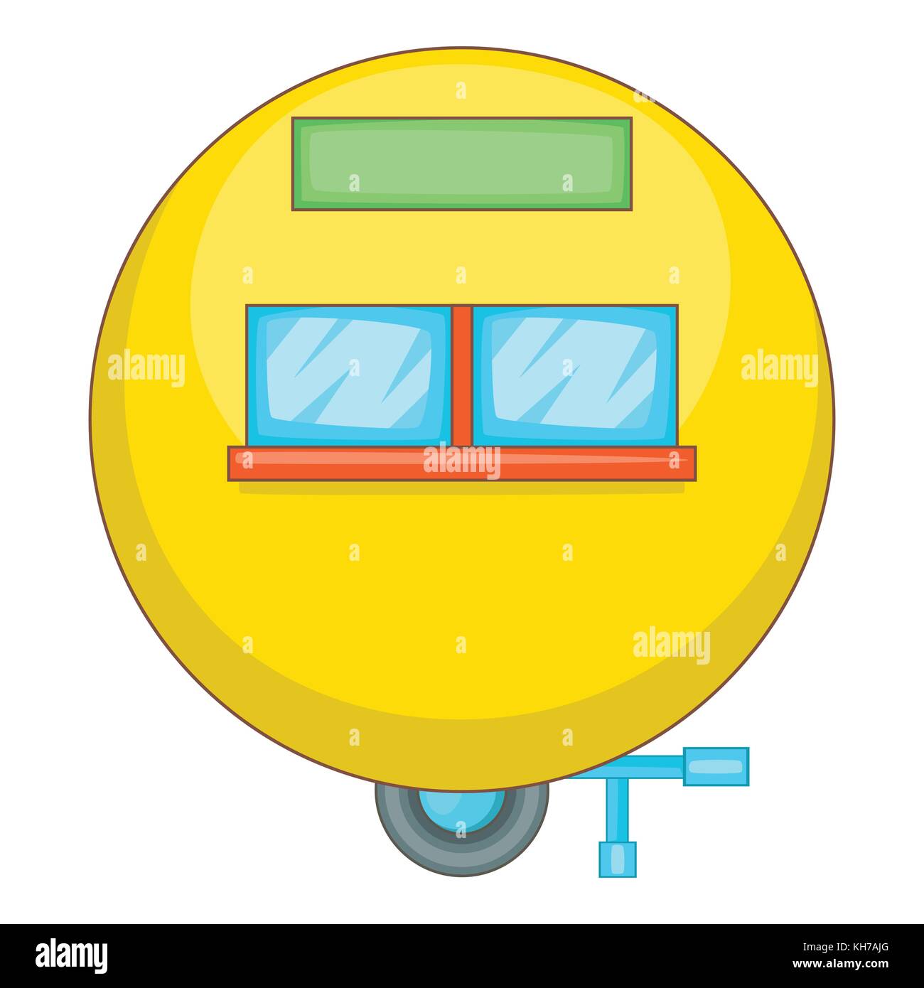 Camping trailer icon, cartoon style Stock Vector Image & Art - Alamy