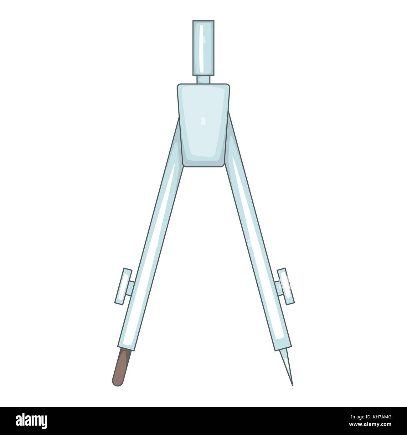 Compass icon, cartoon style Stock Vector Image & Art - Alamy