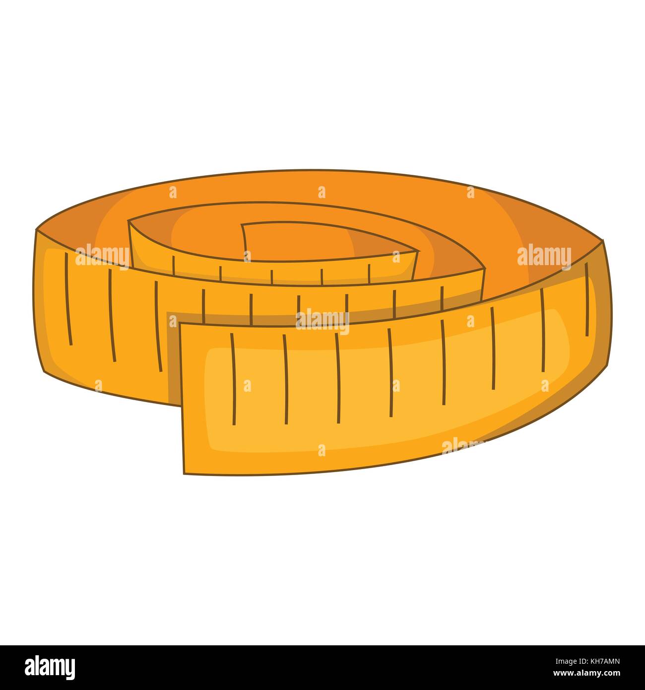 Measuring tape icon, cartoon style Stock Vector Image & Art - Alamy