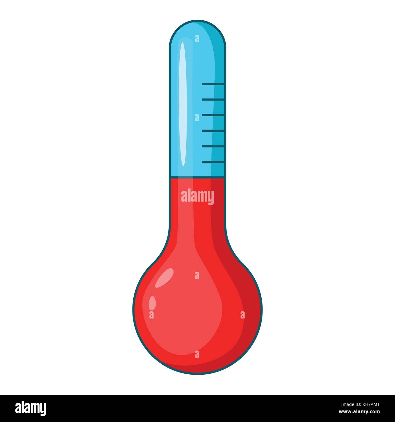 Thermometer icon, cartoon style Stock Vector Image & Art - Alamy