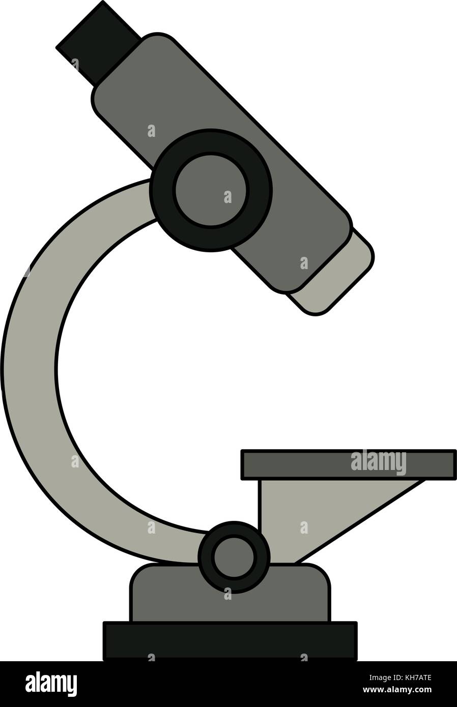 Microscope lab tool Stock Vector Image & Art - Alamy