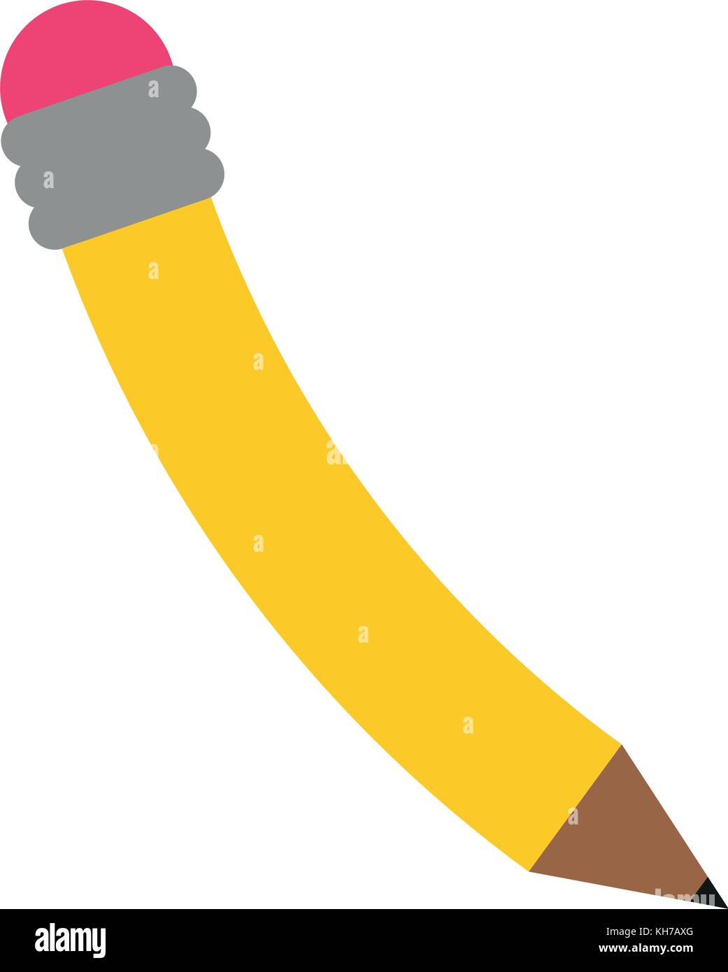 Wooden pencil symbol Stock Vector Image & Art - Alamy