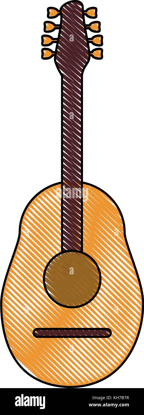 Acoustic guitar instrument Stock Vector Image & Art - Alamy