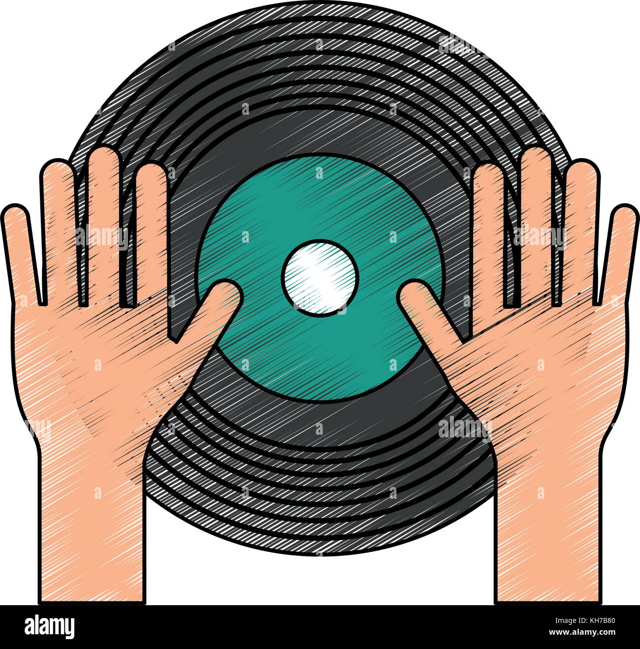 Dj vinyl symbol Stock Vector Image & Art - Alamy