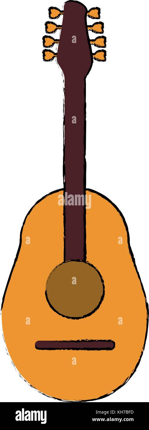 Acoustic guitar instrument Stock Vector Image & Art - Alamy