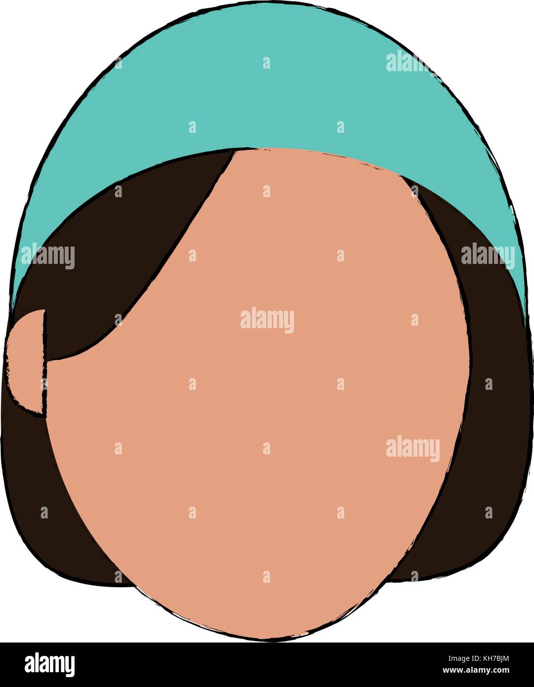 Woman doctor faceless avatar Stock Vector Image & Art - Alamy