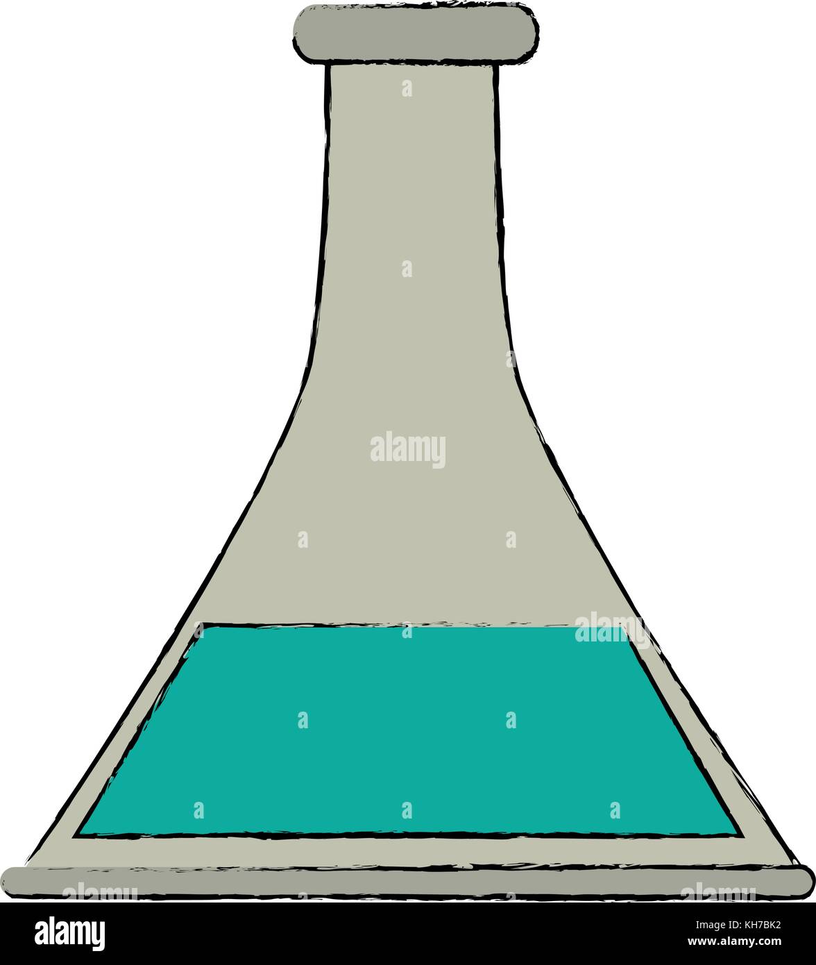 Flask chemistry lab Stock Vector Image & Art - Alamy