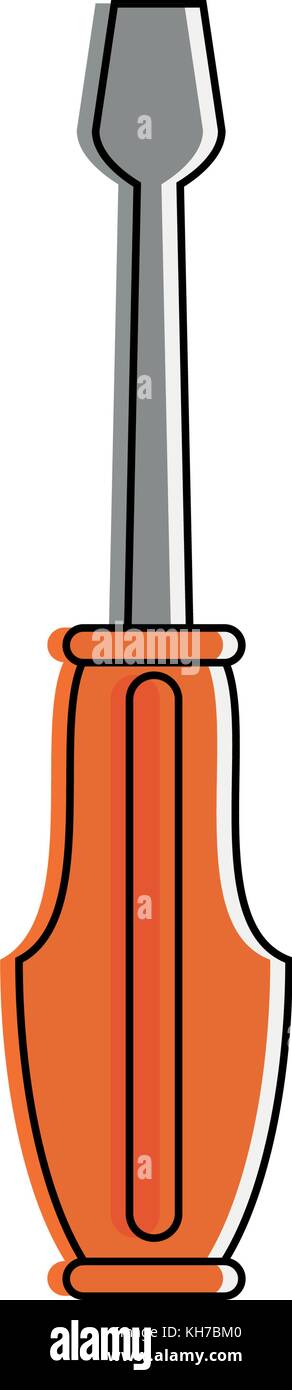 Screwdriver construction tool Stock Vector Image & Art - Alamy