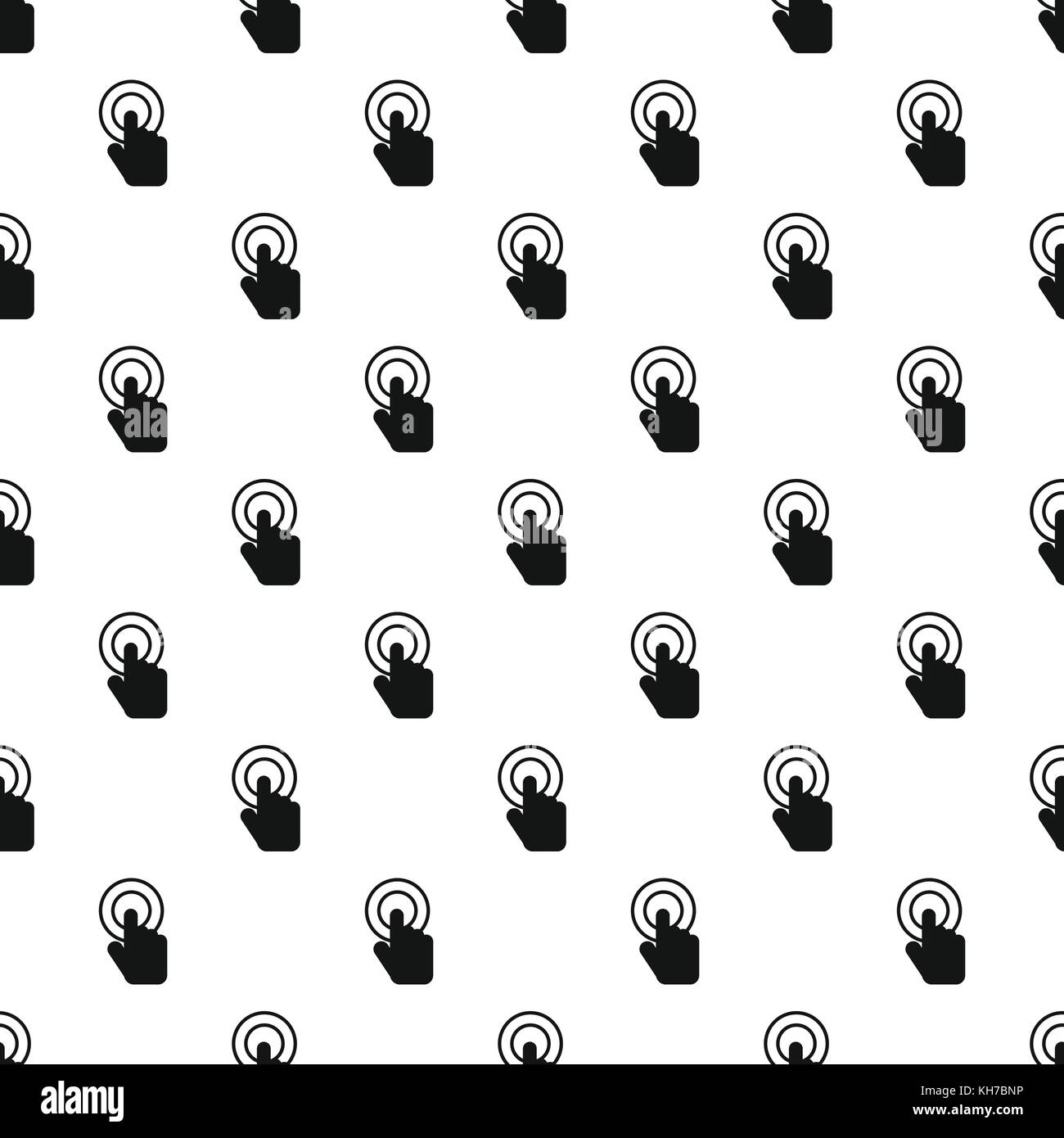 Cursor hand pattern, simple style Stock Vector Image & Art - Alamy