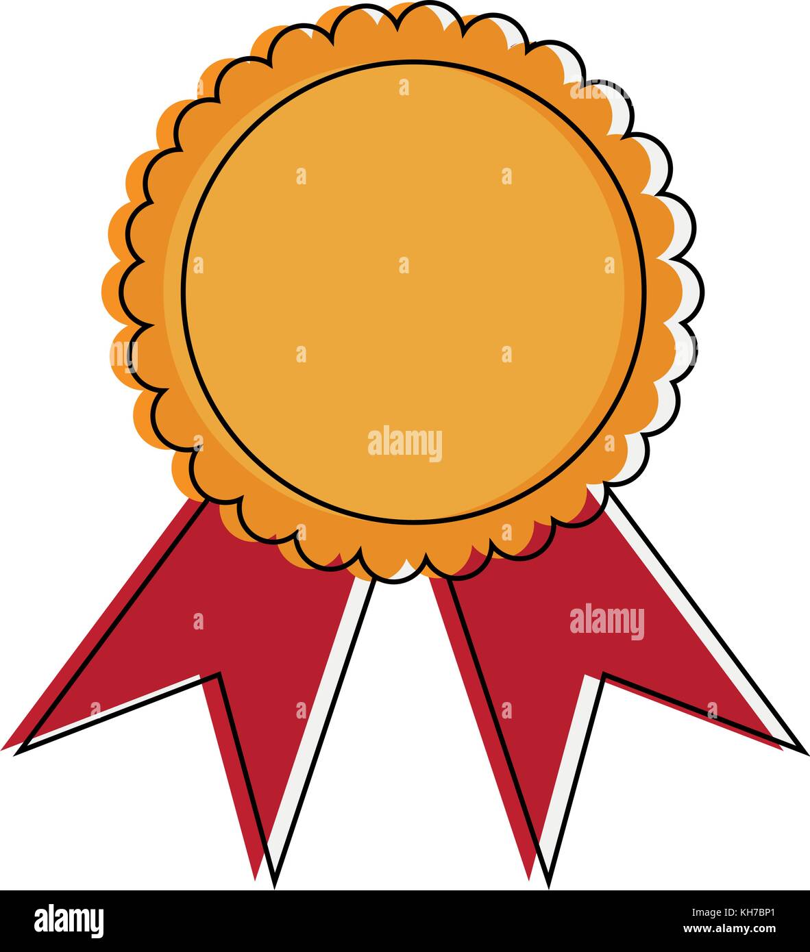Award ribbon symbol Stock Vector Image & Art - Alamy