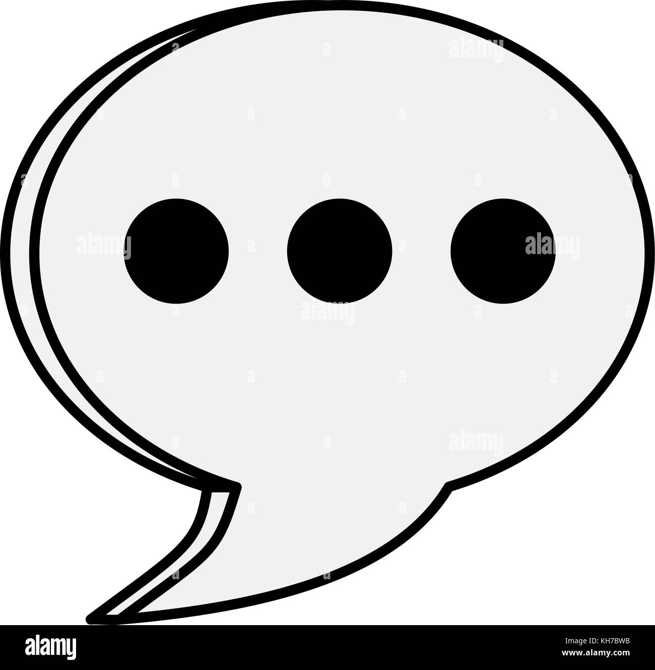 Chat bubble symbol Stock Vector Image & Art - Alamy