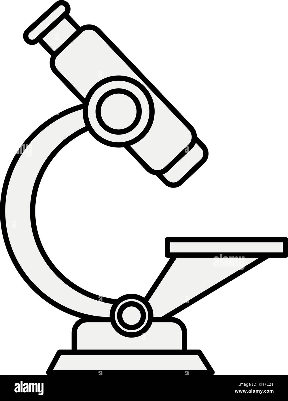 Microscope lab tool Stock Vector Image & Art - Alamy