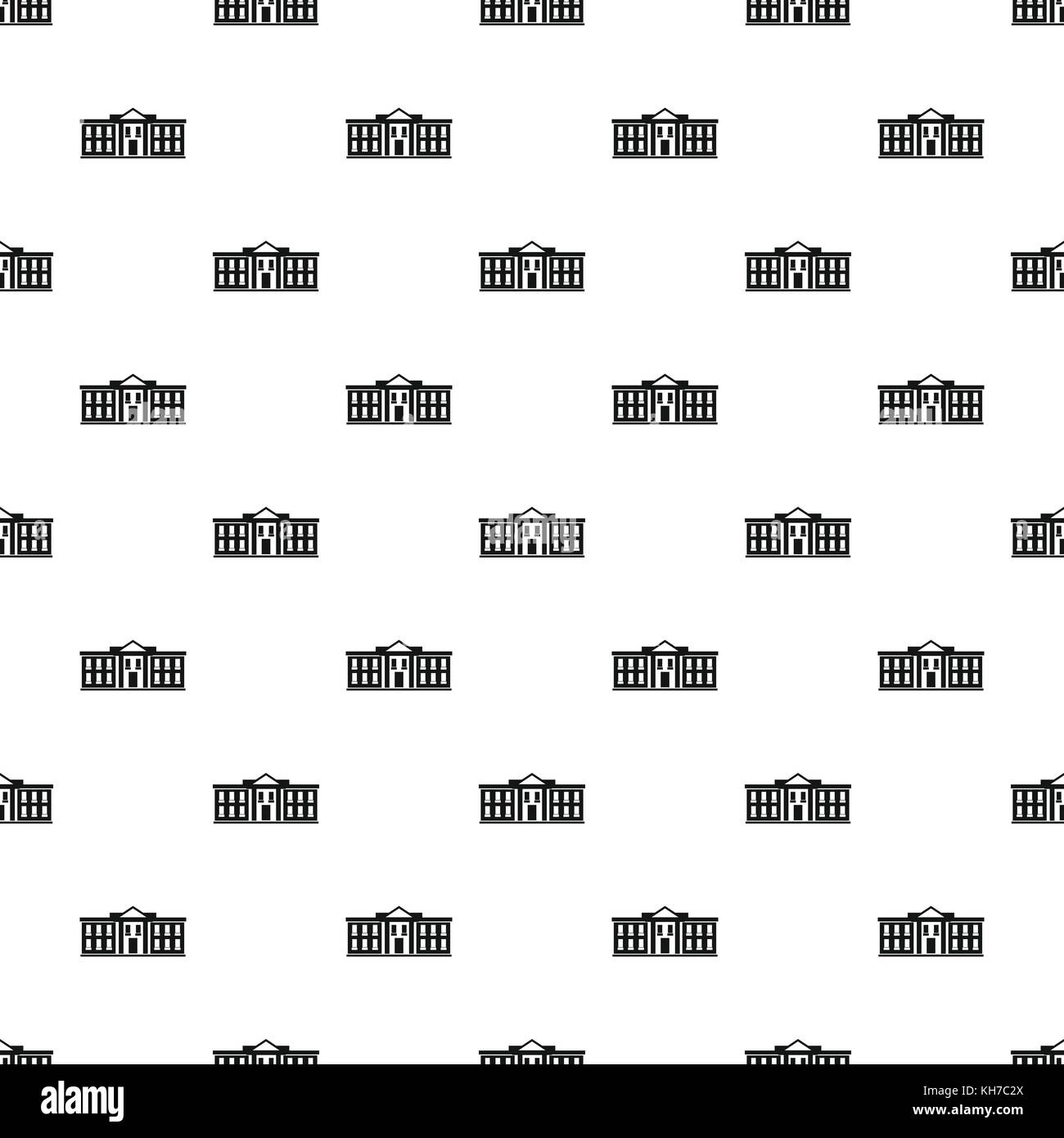 White house USA pattern, simple style Stock Vector Image & Art - Alamy