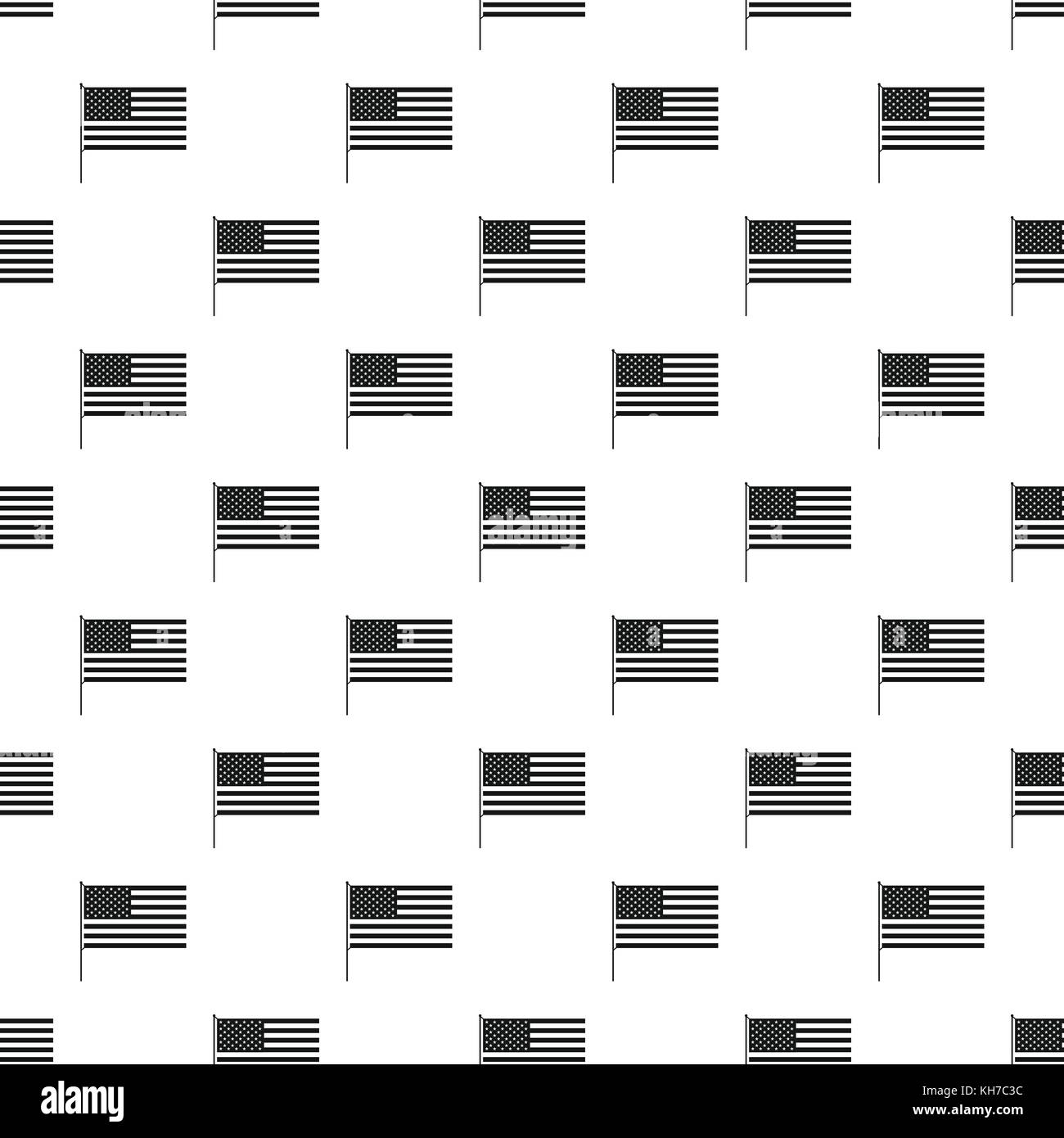 American flag pattern, simple style Stock Vector Image & Art - Alamy