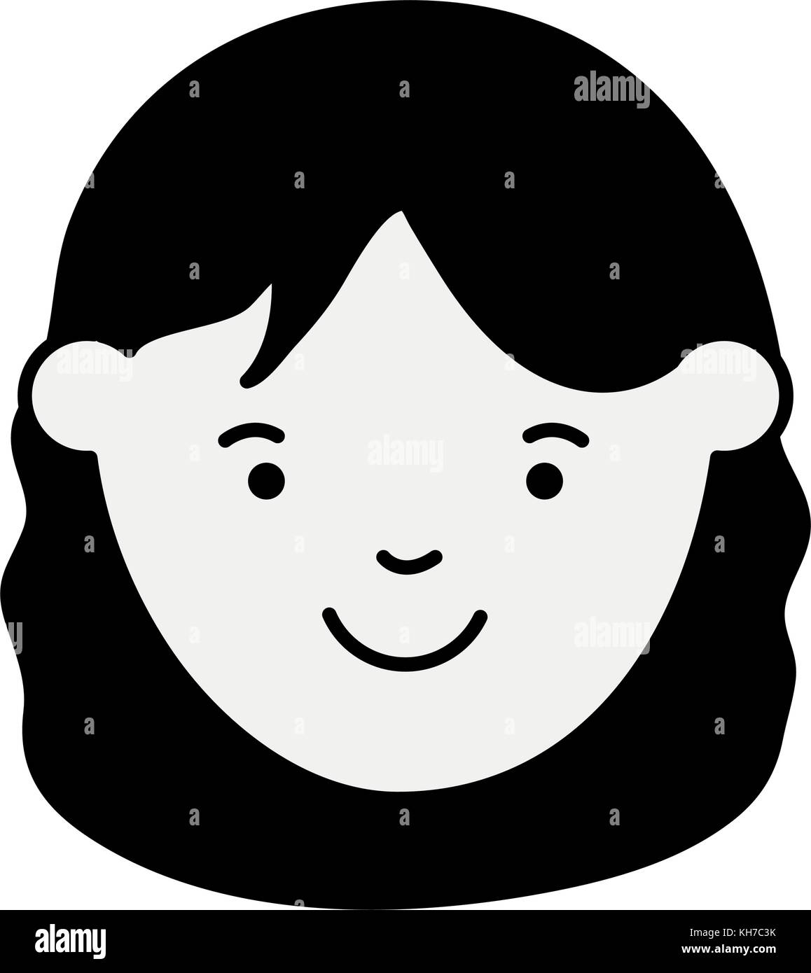 Woman smiling face Stock Vector Image & Art - Alamy