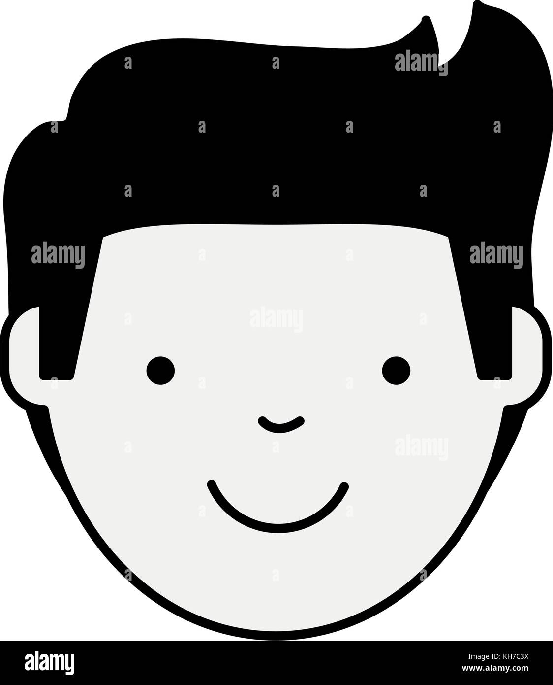 Men face expression portrait concept Stock Vector Images - Alamy