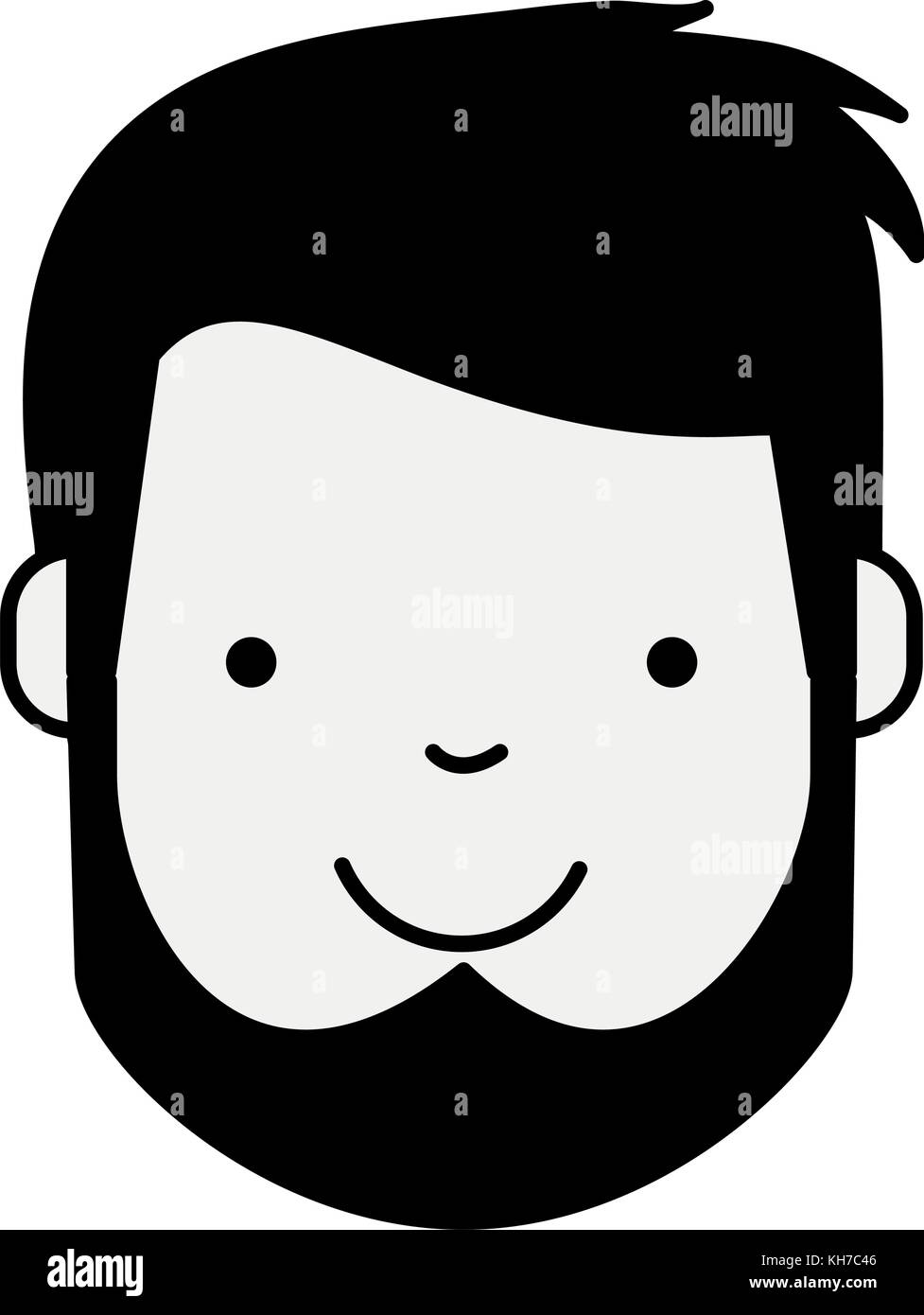 Man smiling face Stock Vector Image & Art - Alamy