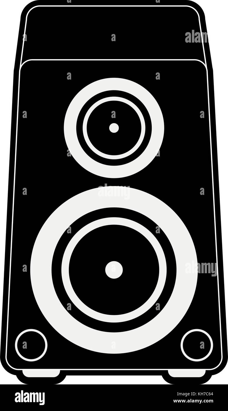 Music bass speaker Stock Vector Image & Art - Alamy