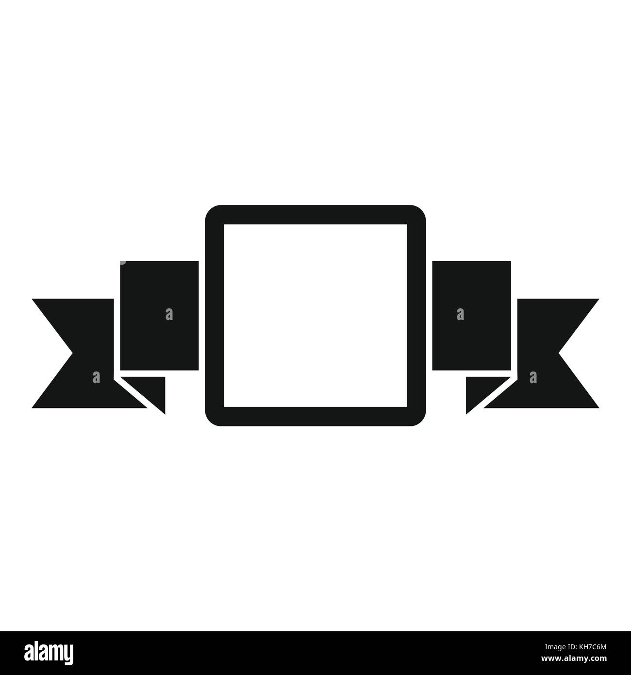 Small square banner icon, simple style Stock Vector Image & Art - Alamy