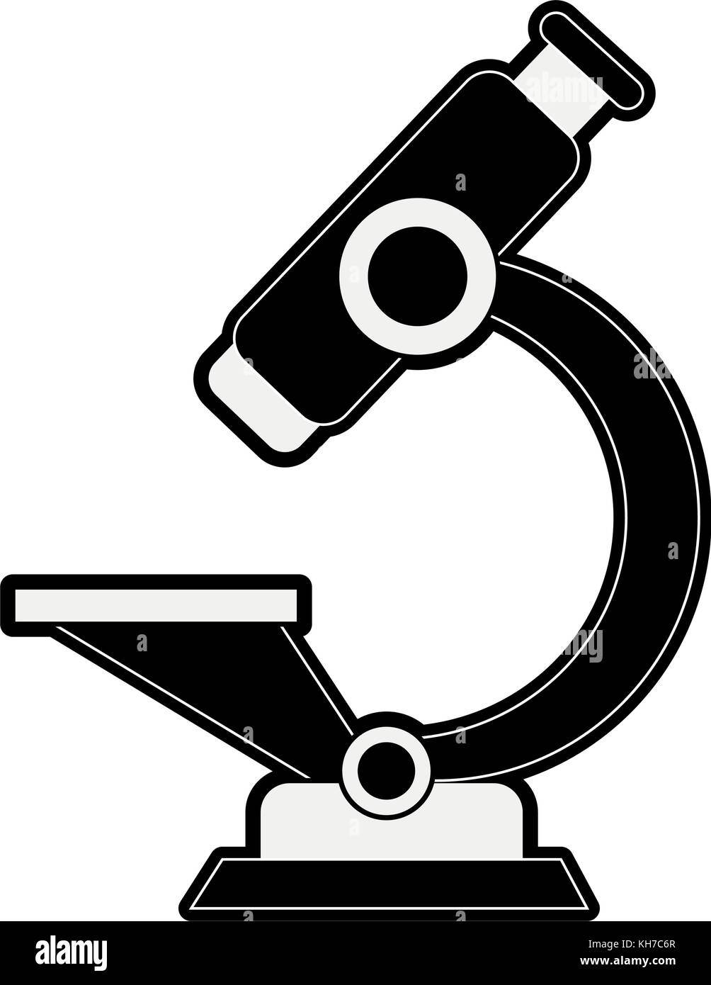 Microscope lab tool Stock Vector Image & Art - Alamy