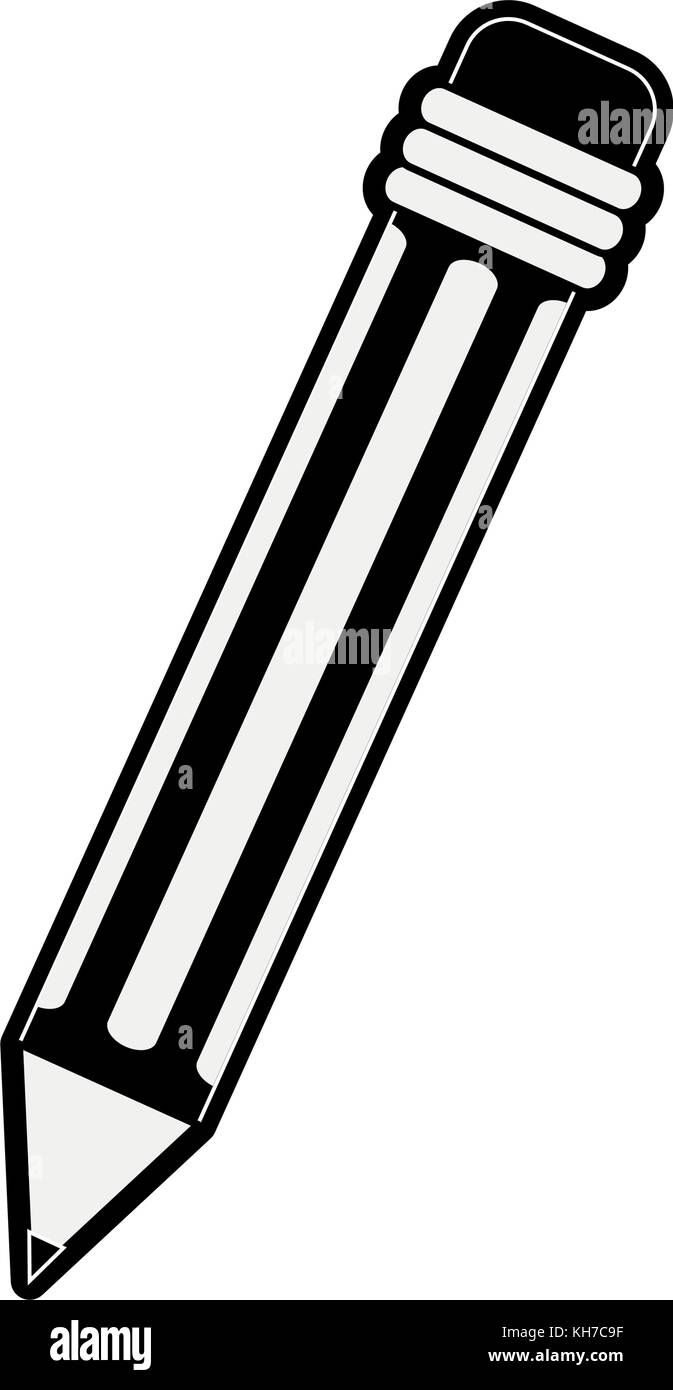 Wooden pencil symbol Stock Vector Image & Art - Alamy