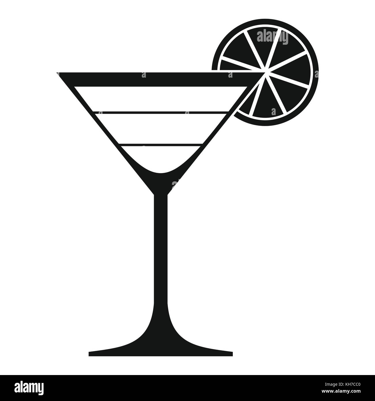 Cocktail icon, simple style Stock Vector Image & Art - Alamy