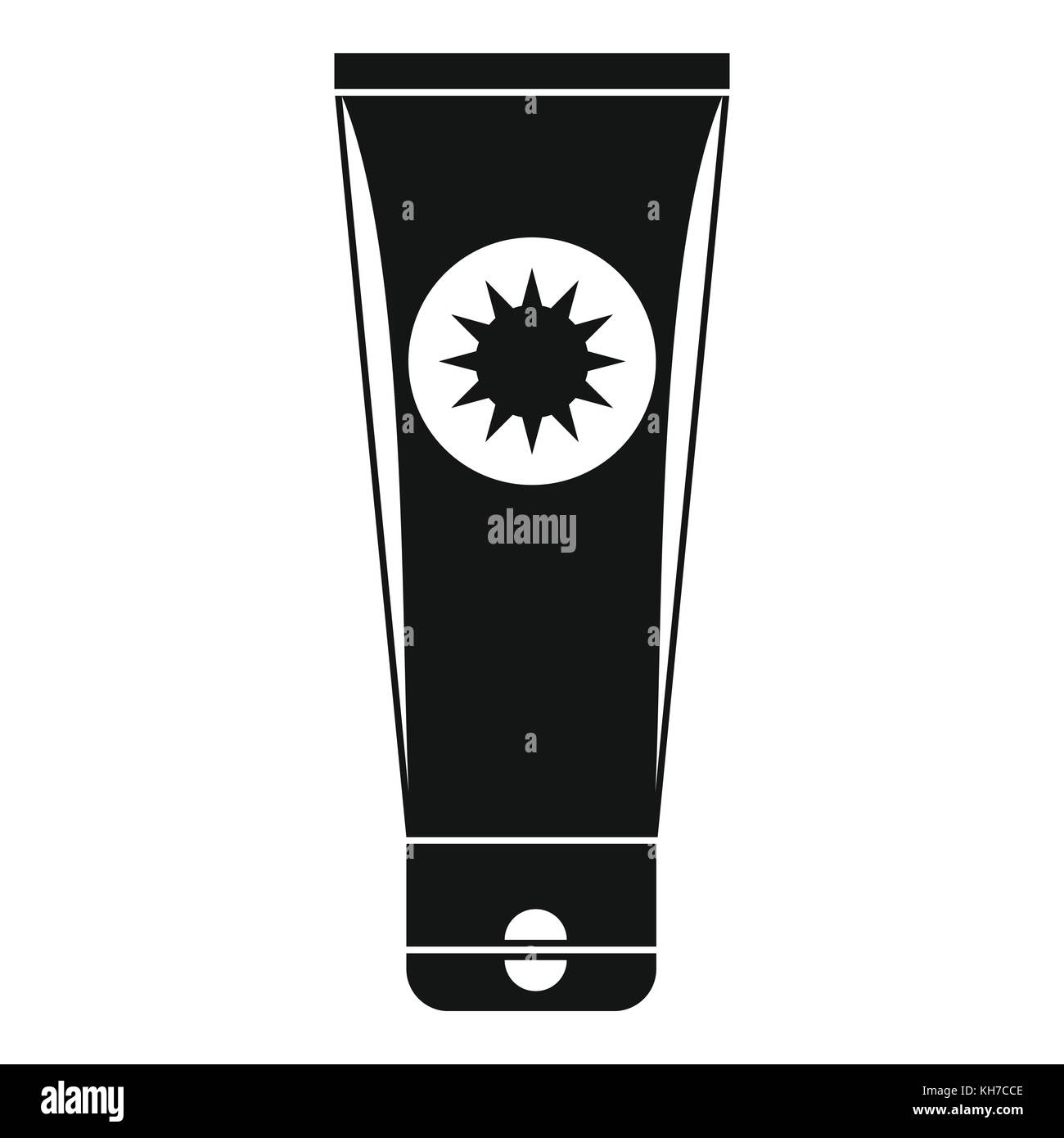 Sunscreen icon, simple style Stock Vector Image & Art - Alamy