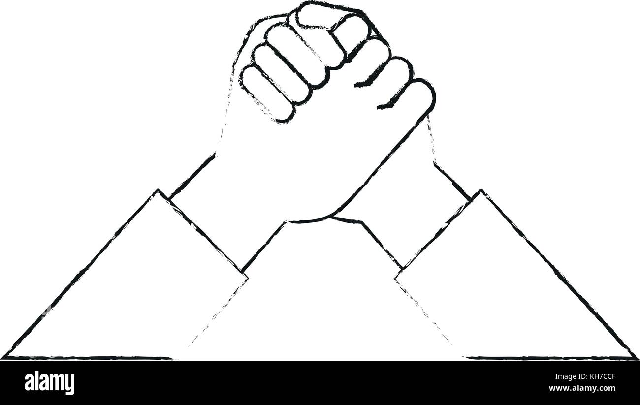 Multiracial hands holding symbol Stock Vector Image & Art - Alamy
