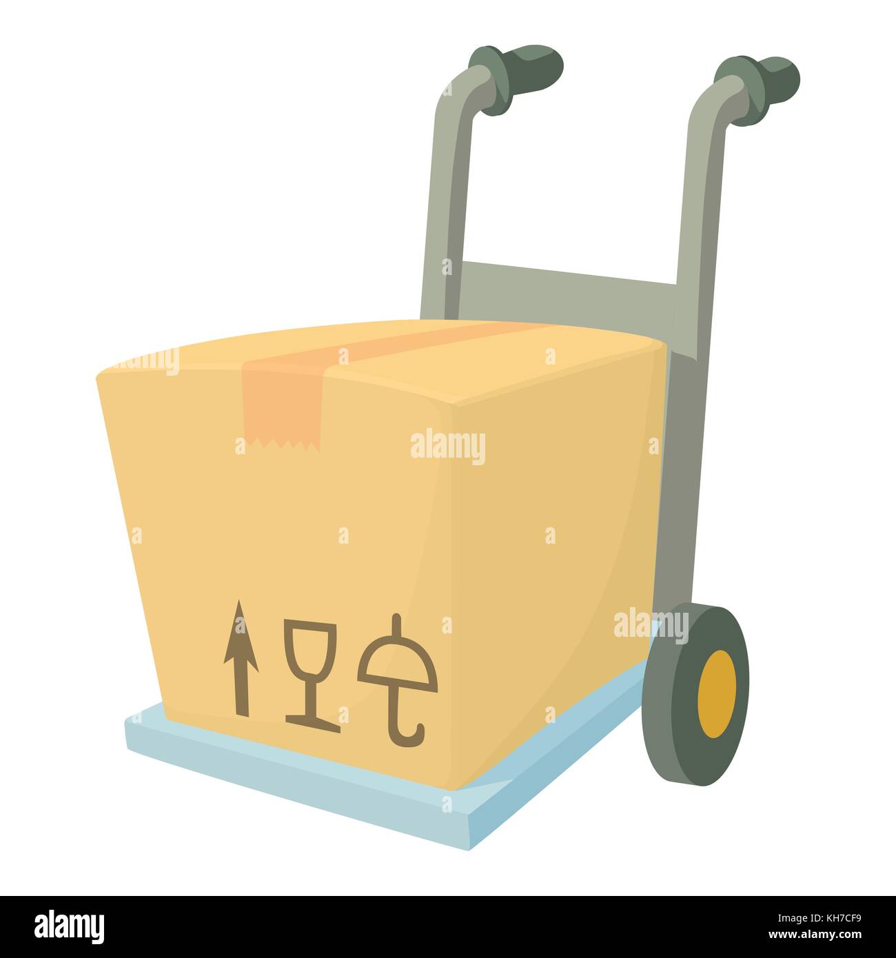 Carrying box icon, cartoon style Stock Vector Image & Art - Alamy