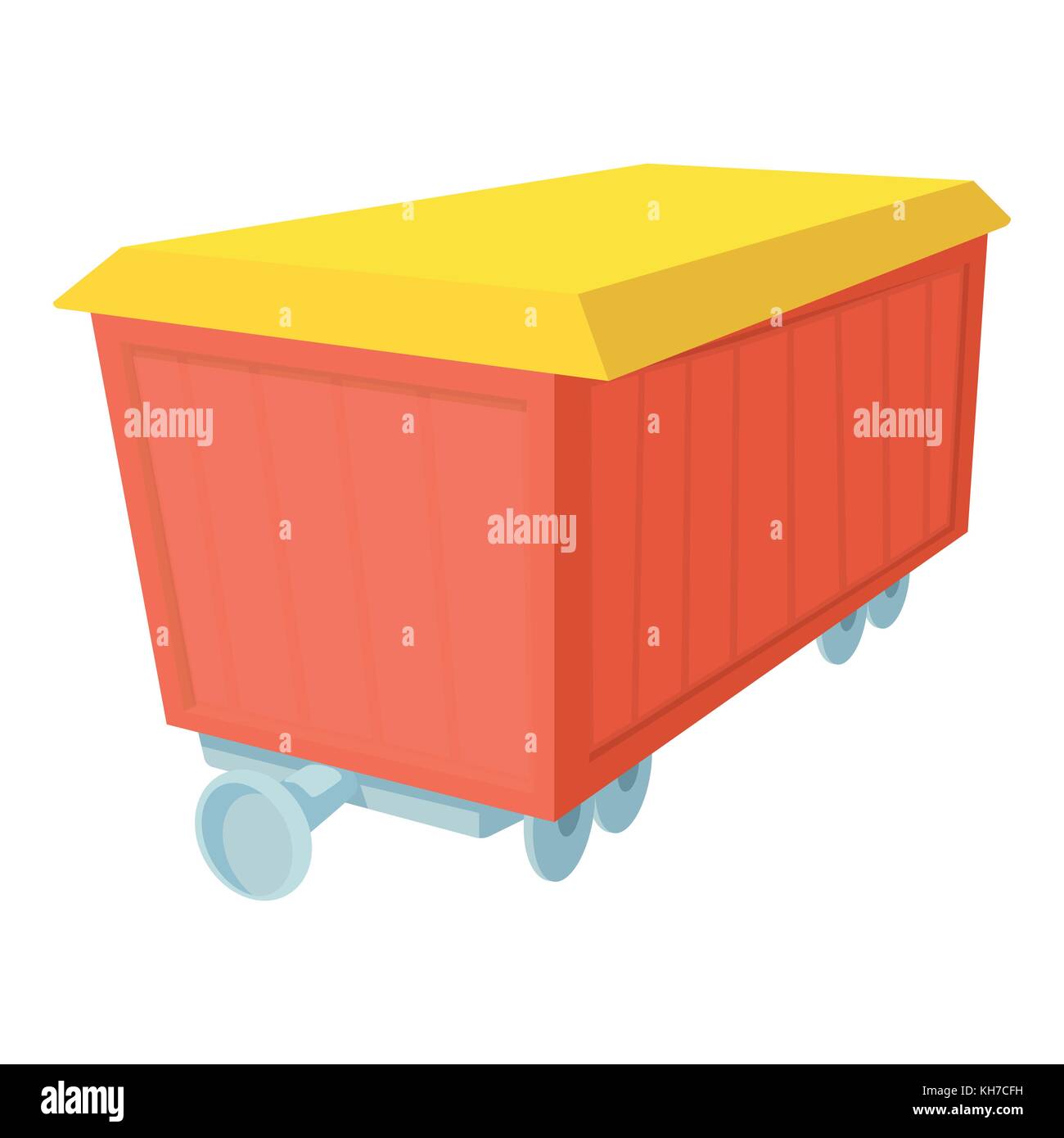 Red boxcar Stock Vector Images - Alamy