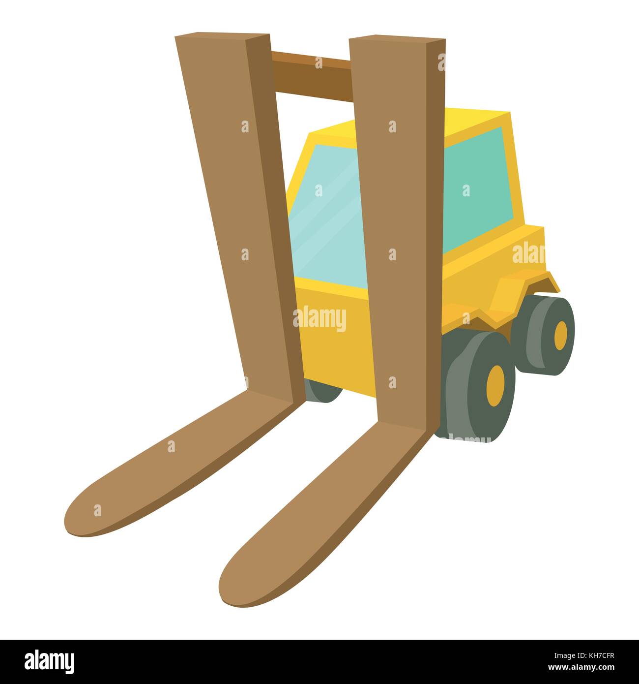 Forklift icon, cartoon style Stock Vector Image & Art - Alamy