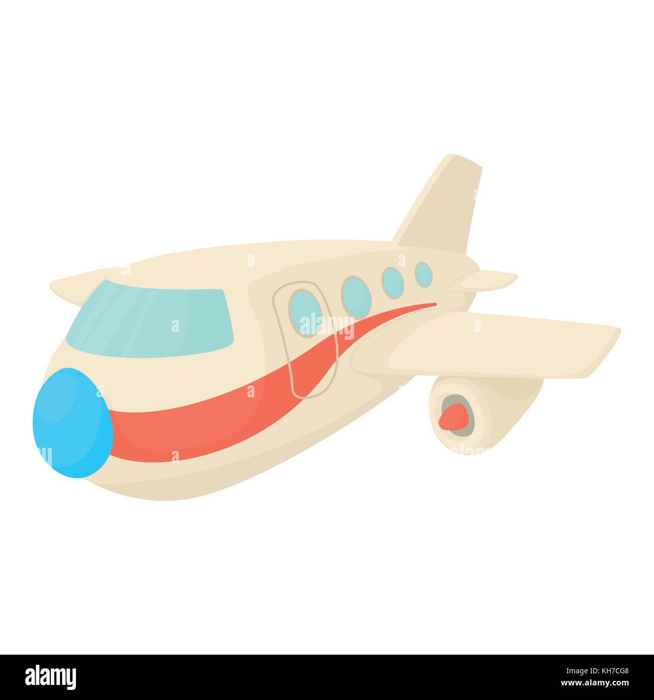 Plane icon, cartoon style Stock Vector Image & Art - Alamy