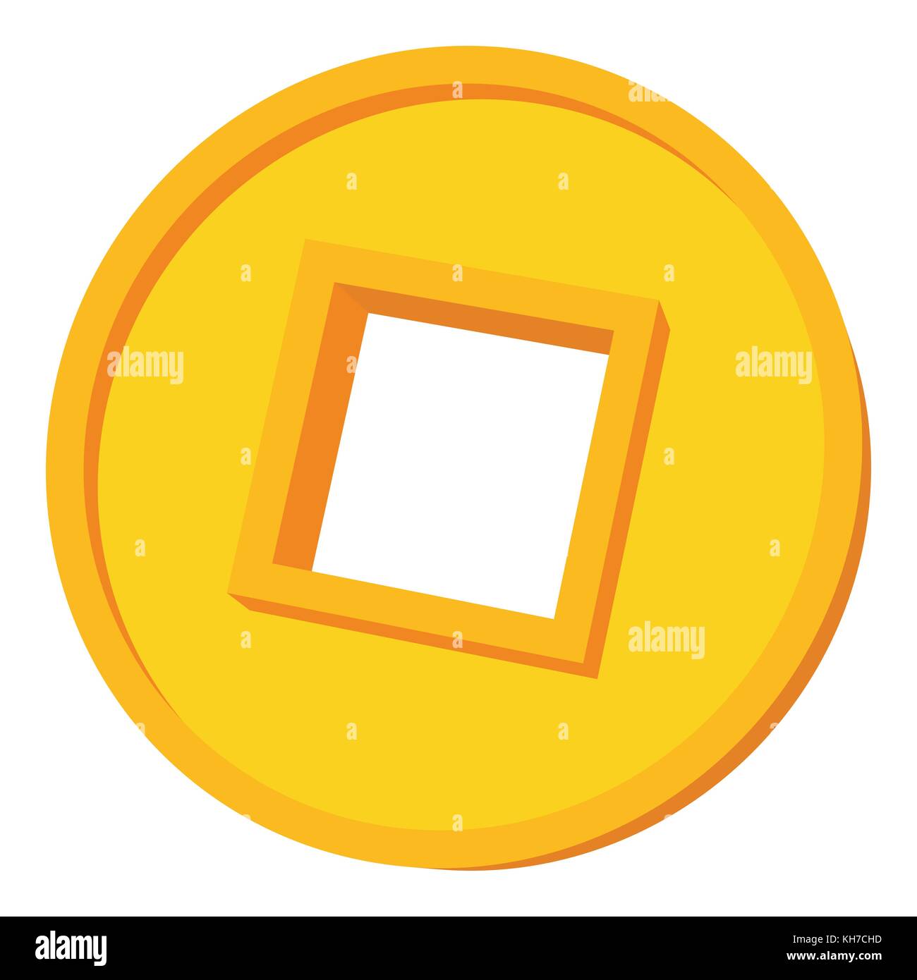 Happy coin icon, cartoon style Stock Vector Image & Art - Alamy