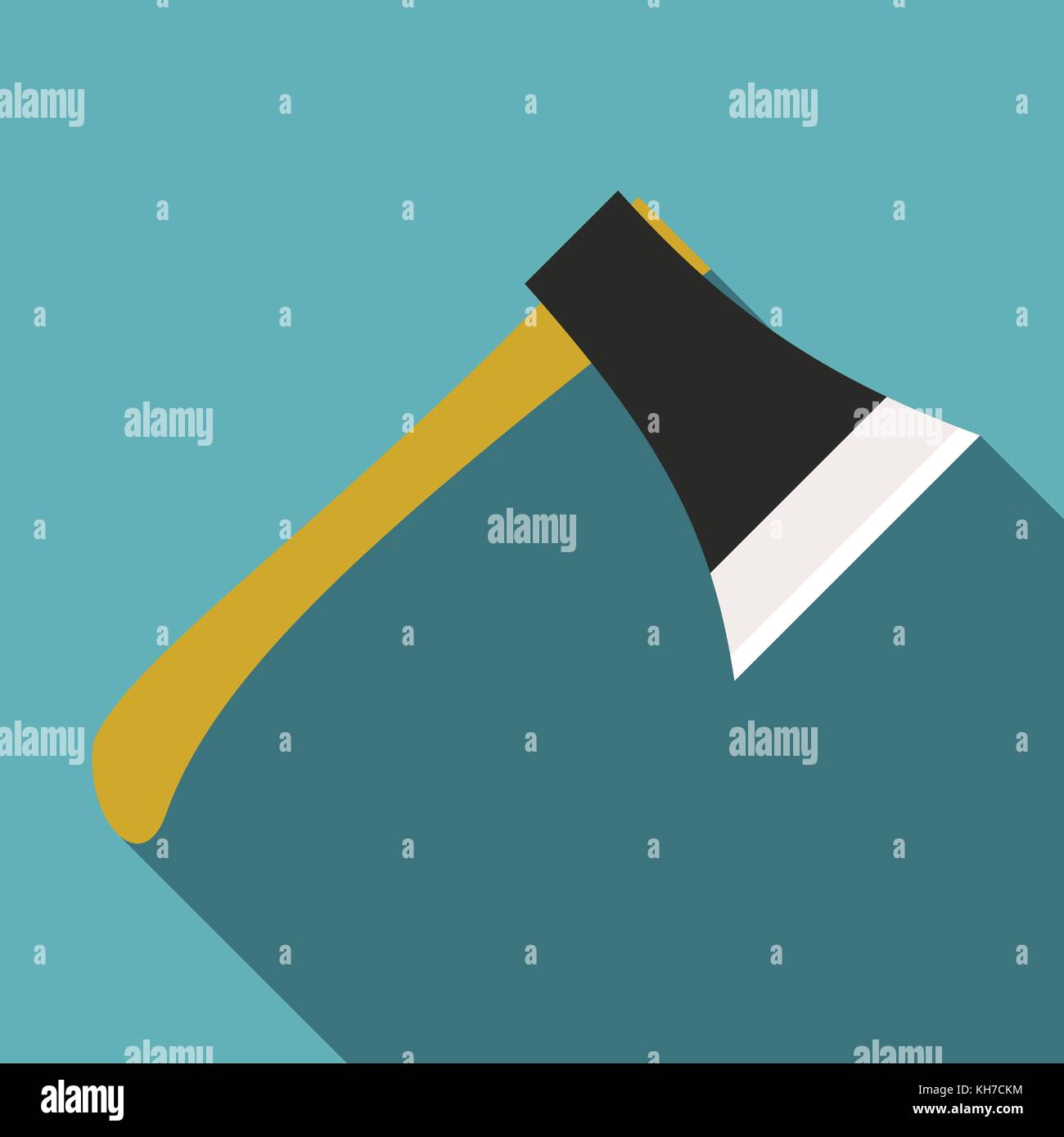 Axe icon, flat style Stock Vector Image & Art - Alamy