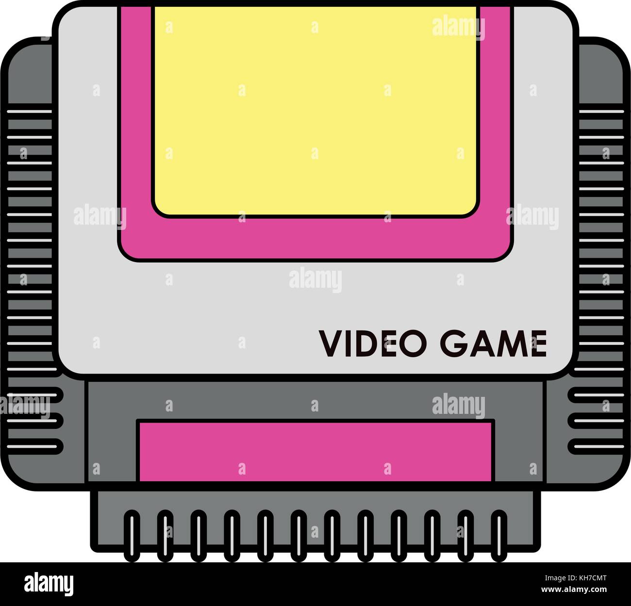 Videogame cassette isolated Stock Vector Image & Art - Alamy