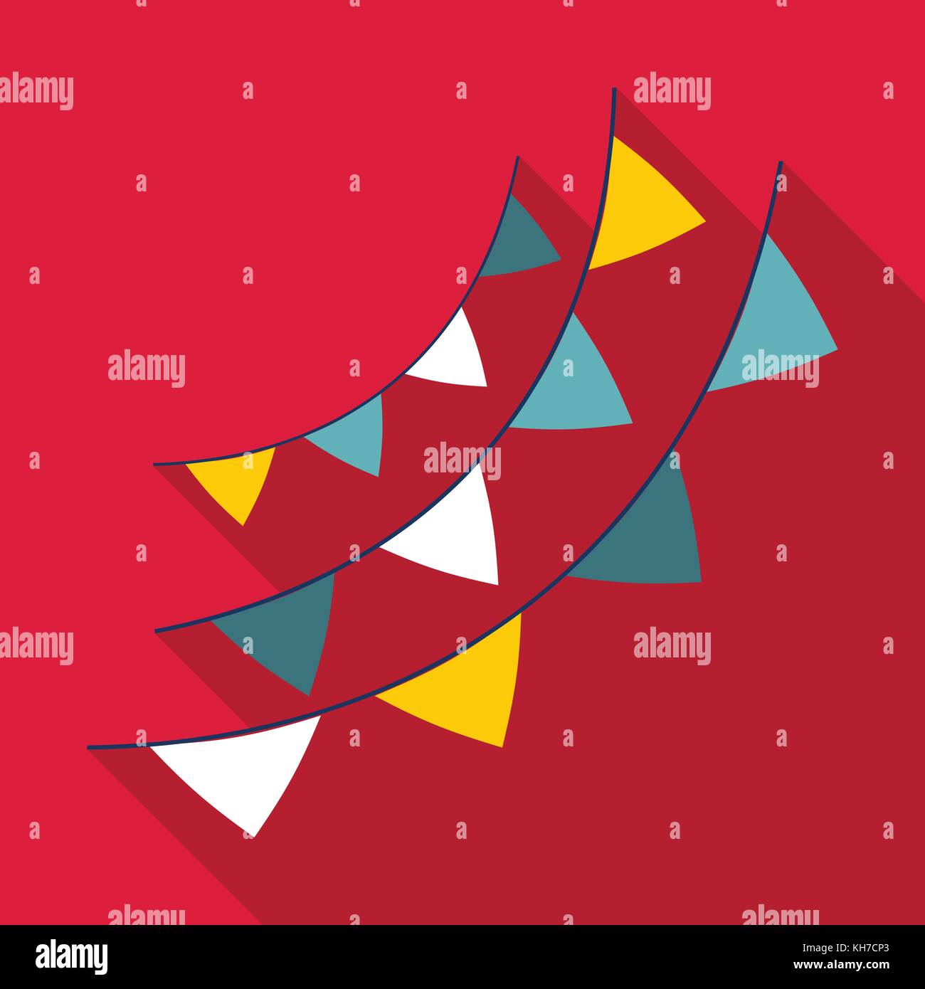 Flags icon, flat style Stock Vector Image & Art - Alamy